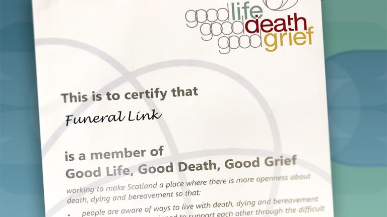 Good Life, Good Death, Good Grief! - Funeral link